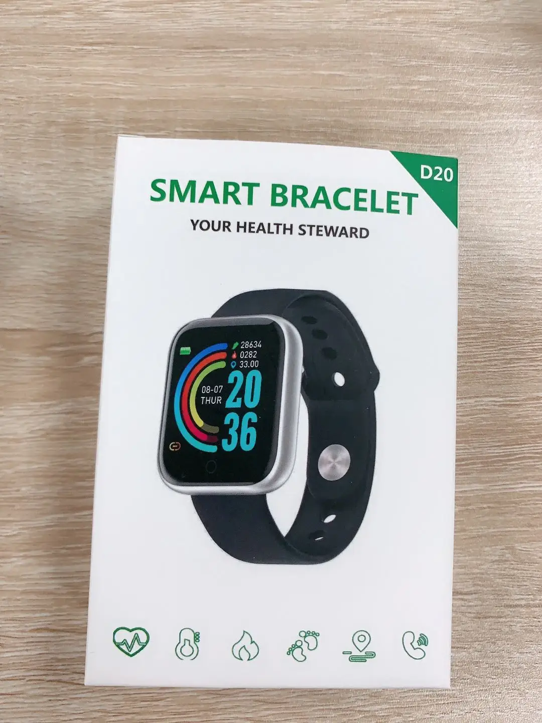 Hot Selling Health Smart Watch Y68 D20 Reloj Intelligent Relogio Sports Fitness Band Bracelet ...