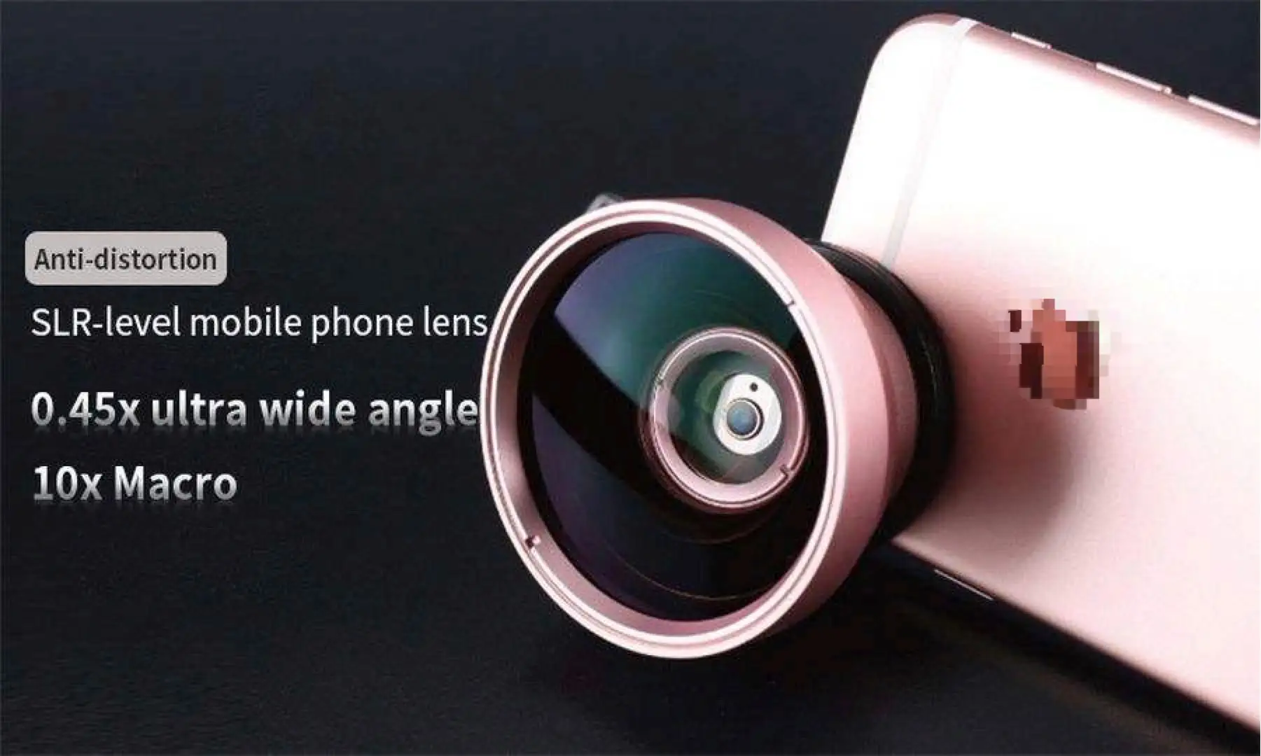 2 IN 1 HD Camera Lens Clip 37mm Mobile Phone Lens - Wide-Angle & Macro