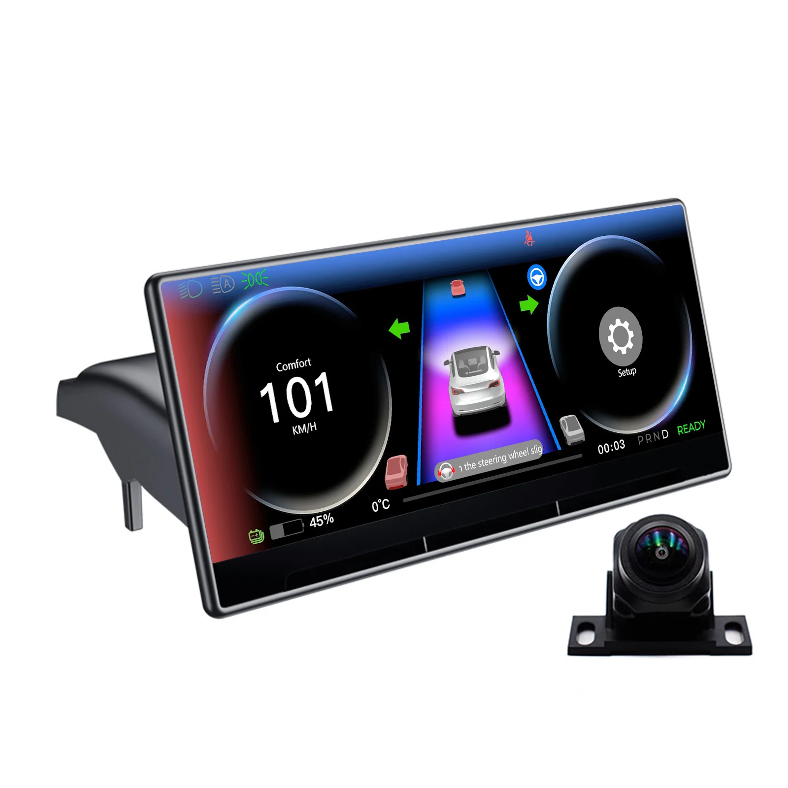 Highland Hud For Tesla Model Y & Model 3 Juniper Head Display With Usb ...