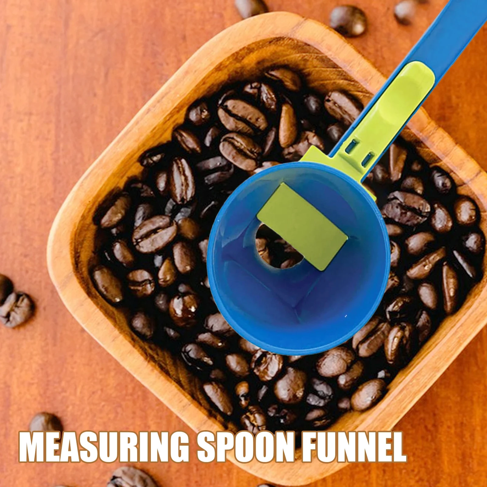 Creative No Spill Measuring Spoon Funnel for Protein Powder