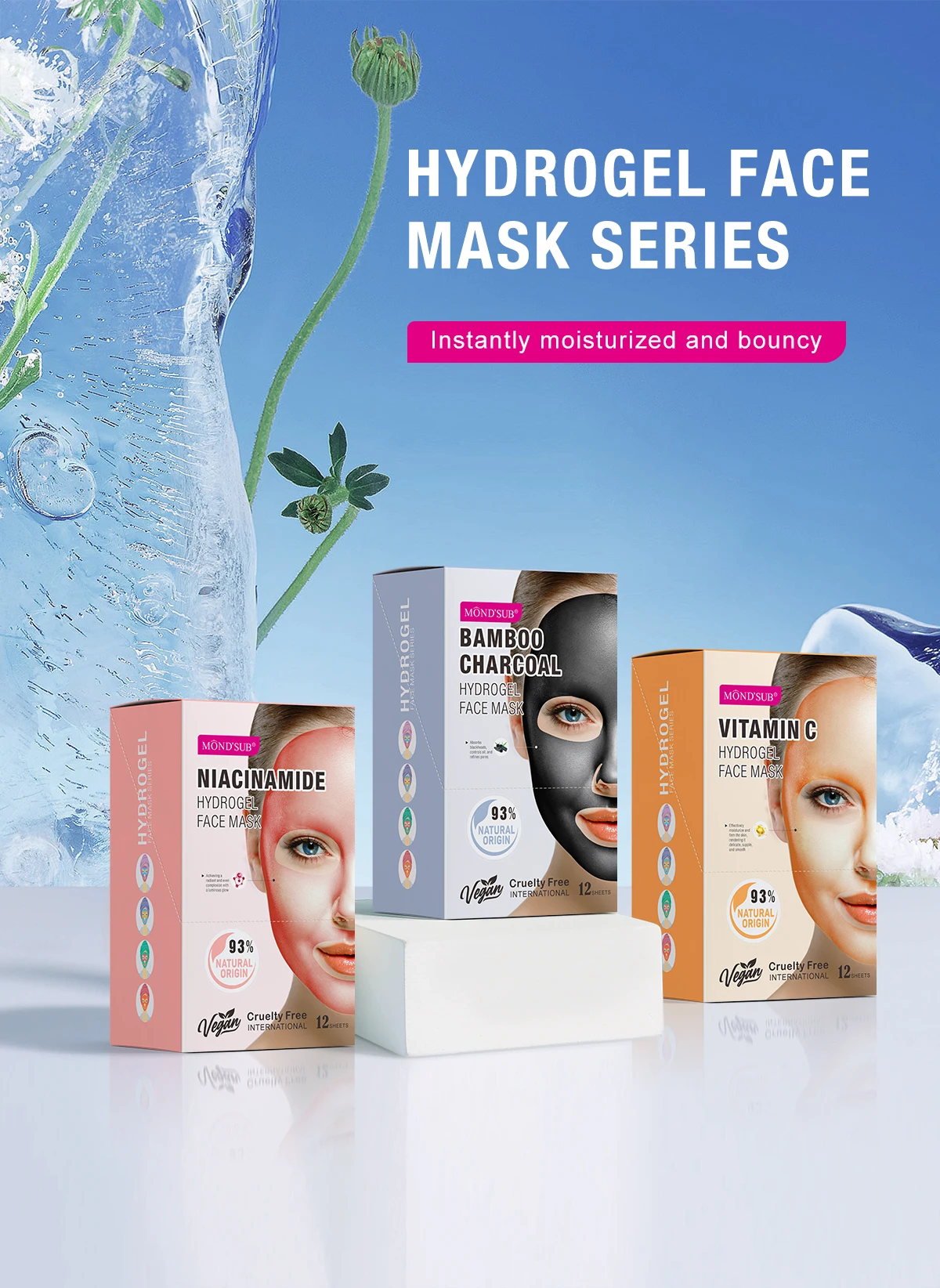 Korean Vegan Soothing Crystal Collagen Mask - Hydrating Skincare