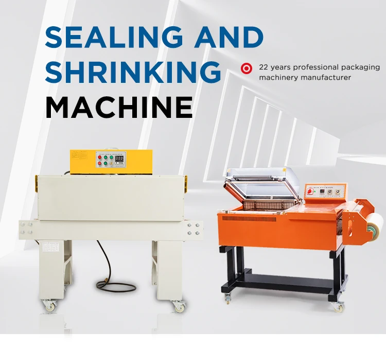 Semi- Automatic Water Pet Bottle Pe Film Heat Tunnel Shrink Packing Machine Shrink Wrapping ...