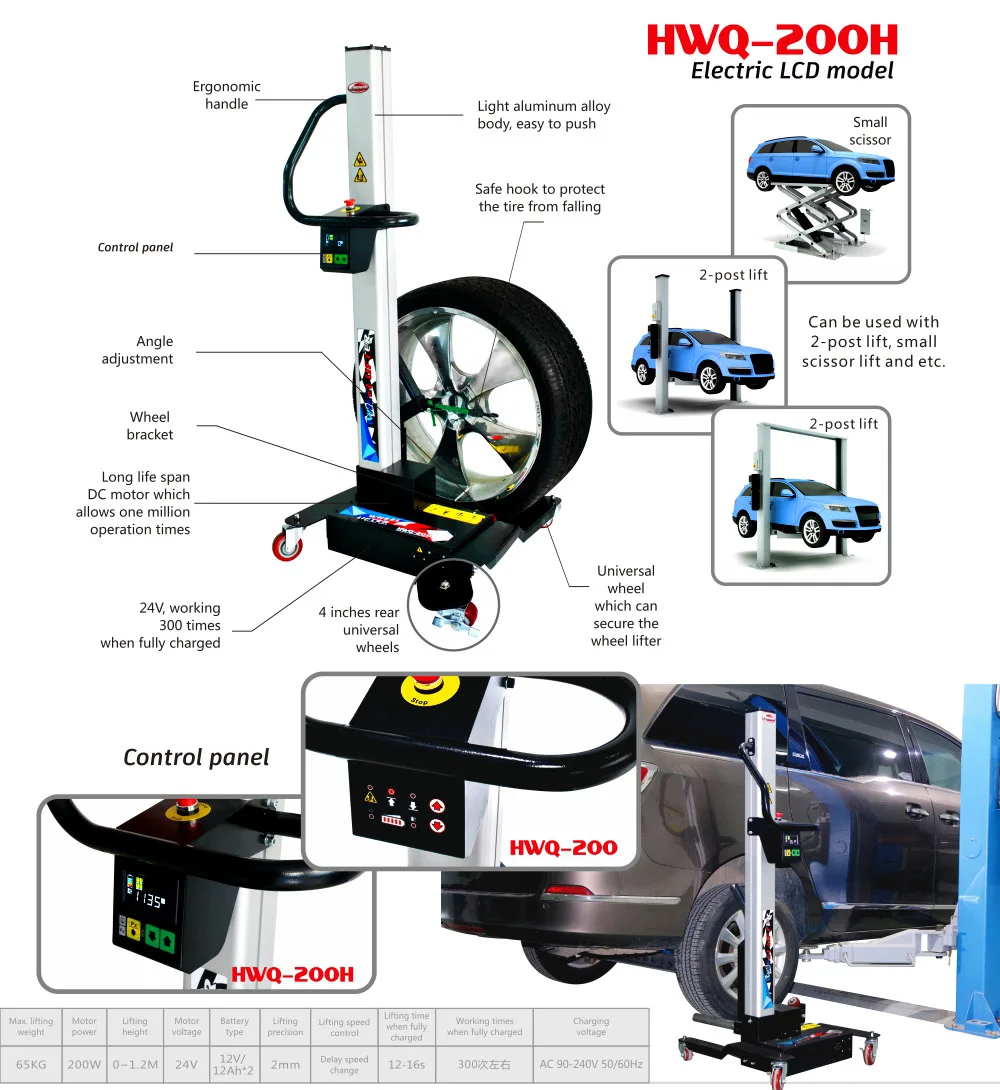 Electric Tire and Wheel Lift - Effortless Lifting Solutions