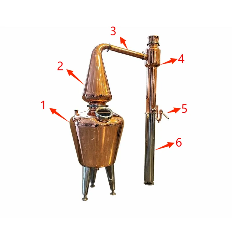 100 L Home Distillation Column With Rectification Electric Heating ...