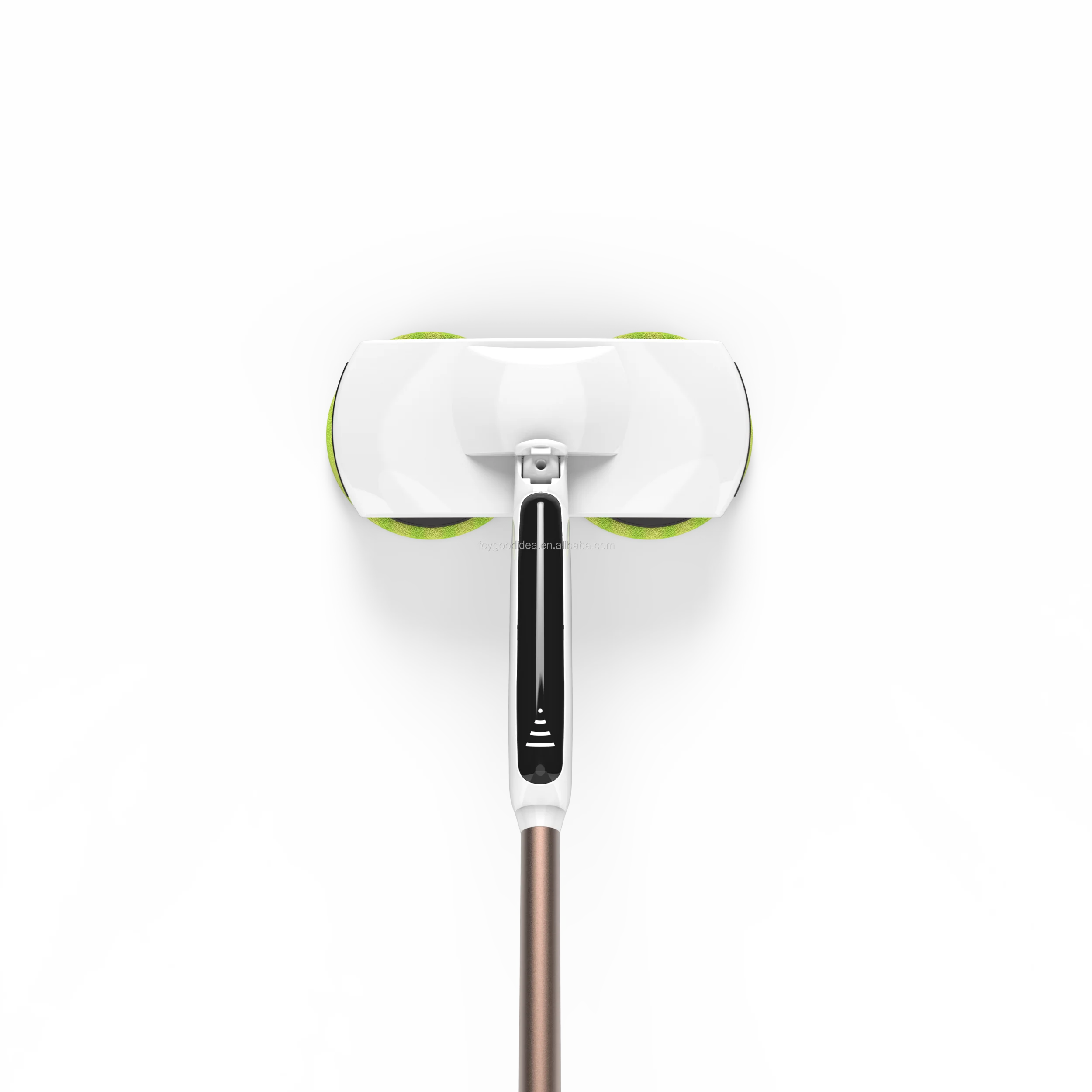 Electric Mop with Motorized Dual Spin Mopheads, Battery Display, LED ...