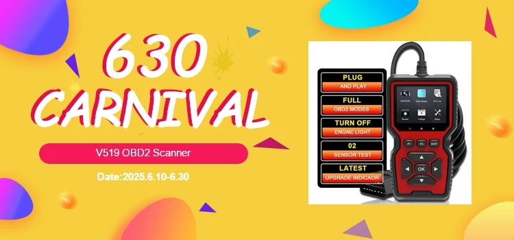 Newest V519 2025 ELM327 Automotive Code Scanner Engine Fault Code ...