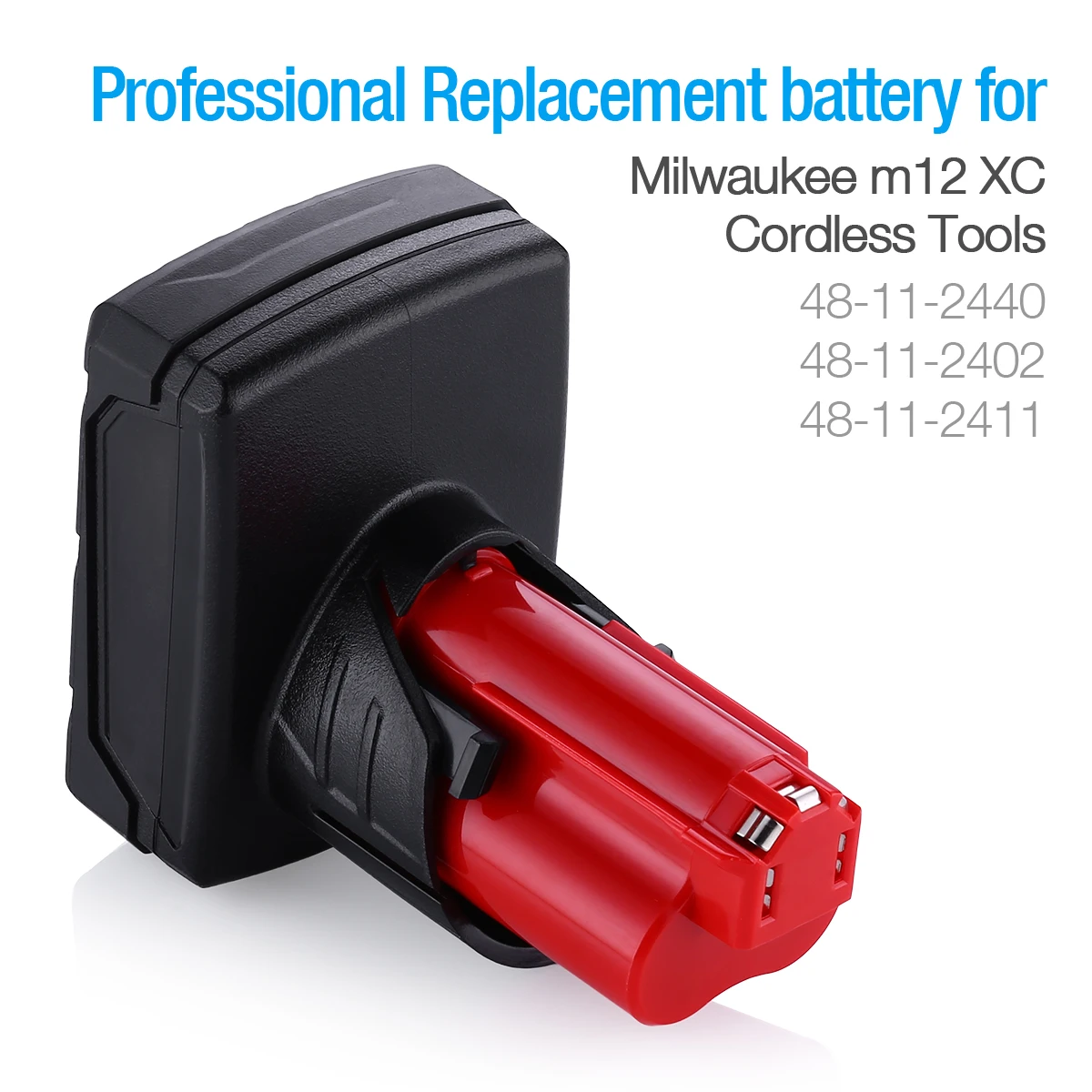 6000mah Lithium 12v Battery Pack Power Tools Rechargeable Replaceable ...