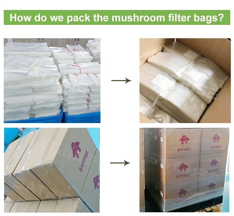 Autoclavable Plastic Mushroom Mycelium Grow Filter Bags - Buy Mushroom ...