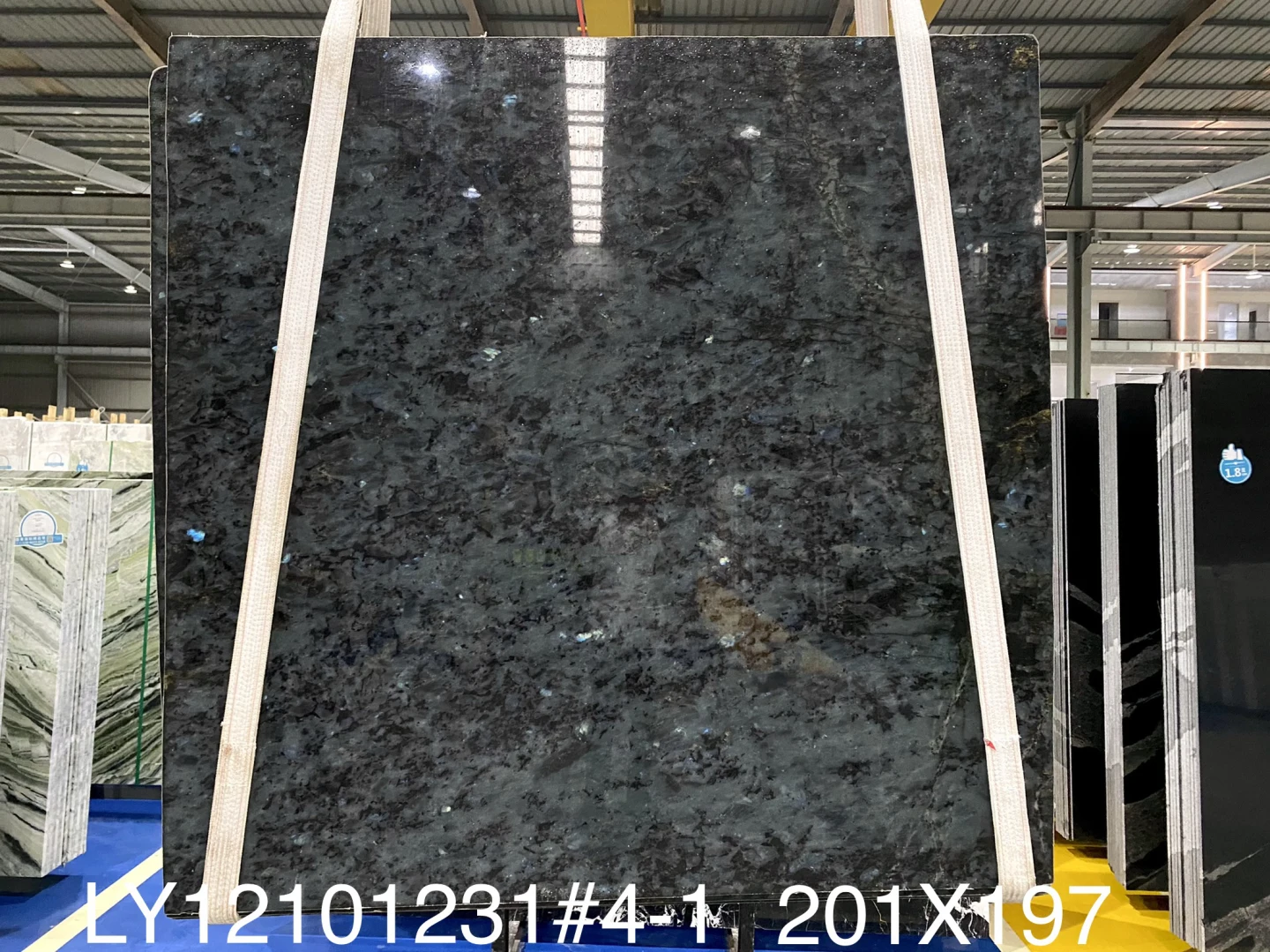 Shiny Translucent Polished Luxury Lemurian Blue Granite For Home ...