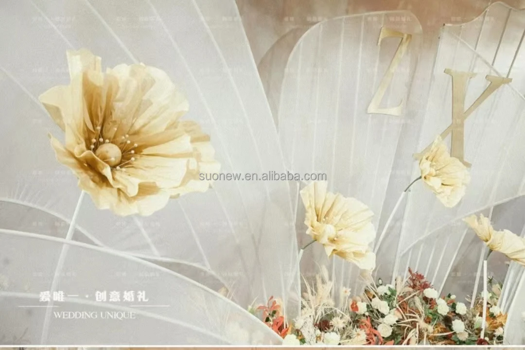 Sn-vk046 Wedding Stage Window Display Flowers Craft Decorations White ...