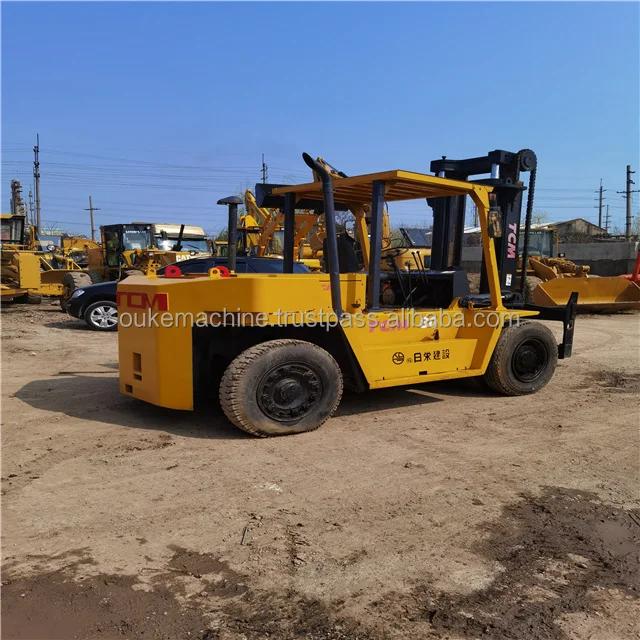 8 Ton Fd80 Hydraulic Diesel Forklift Truck Tcm Tech Fork Lift,8000kg ...