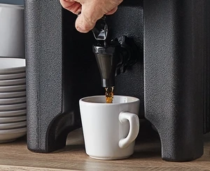 19L Plastic Hot Coffee Insulated Beverage Dispenser Beverage Server for ...