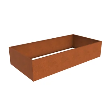 Corten Steel Raised Garden Bed For Vegetable Flower Planter Edge Raised ...