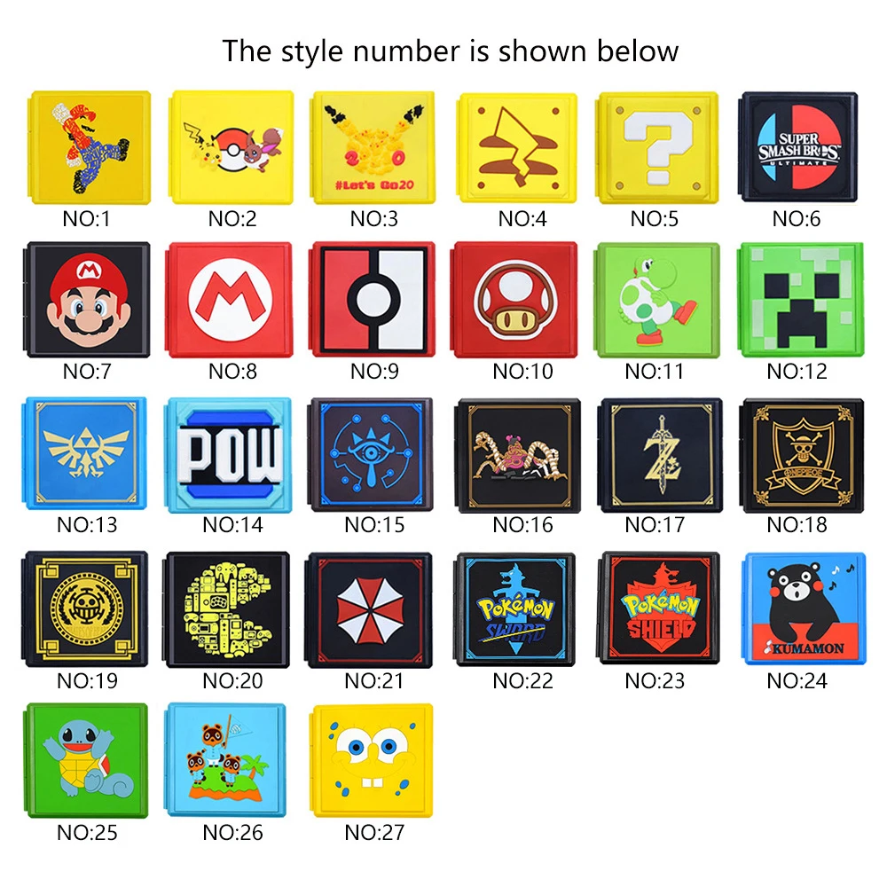 For Nintendo Switch Oem Game Card Storage Case Memory Card Box For ...