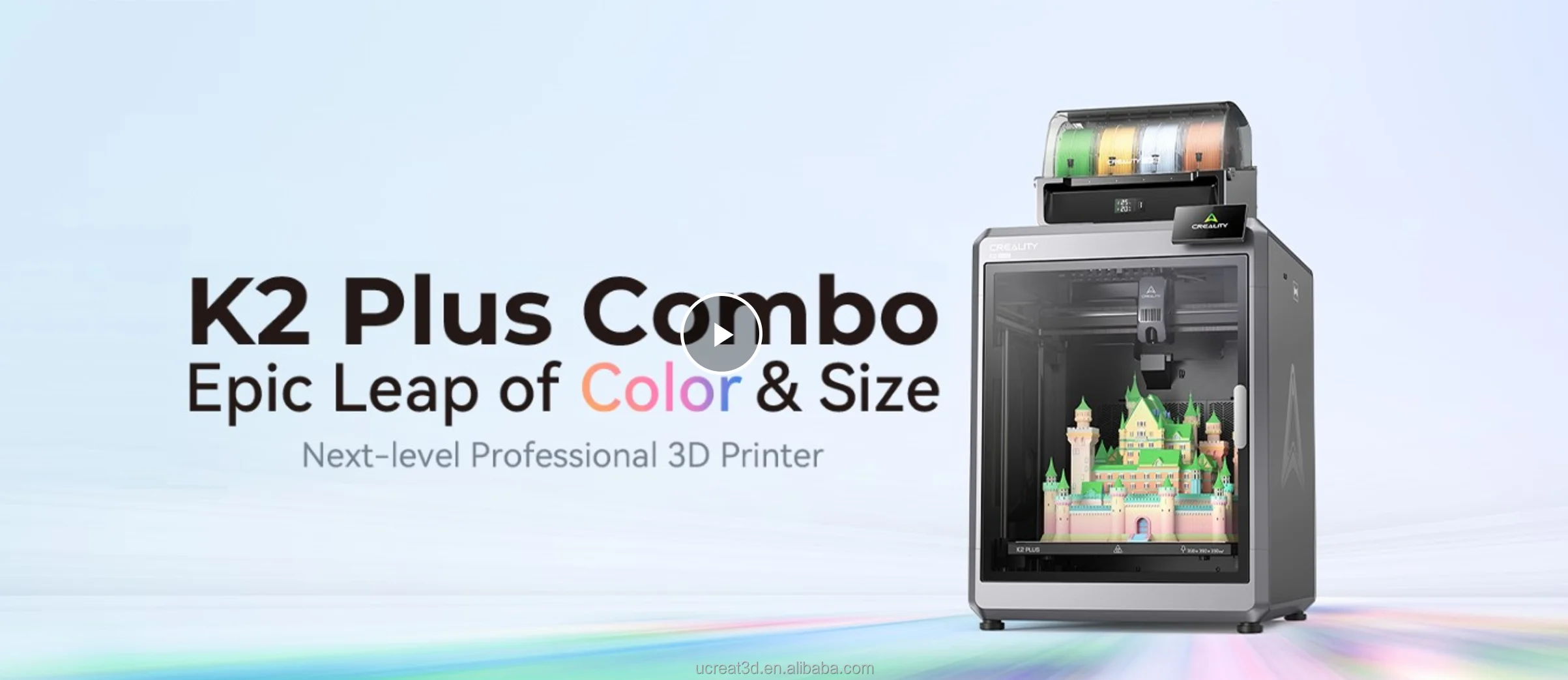 Original K2 Plus Combo Multi-Color 3D Printer - 350mm³ Build Size ...