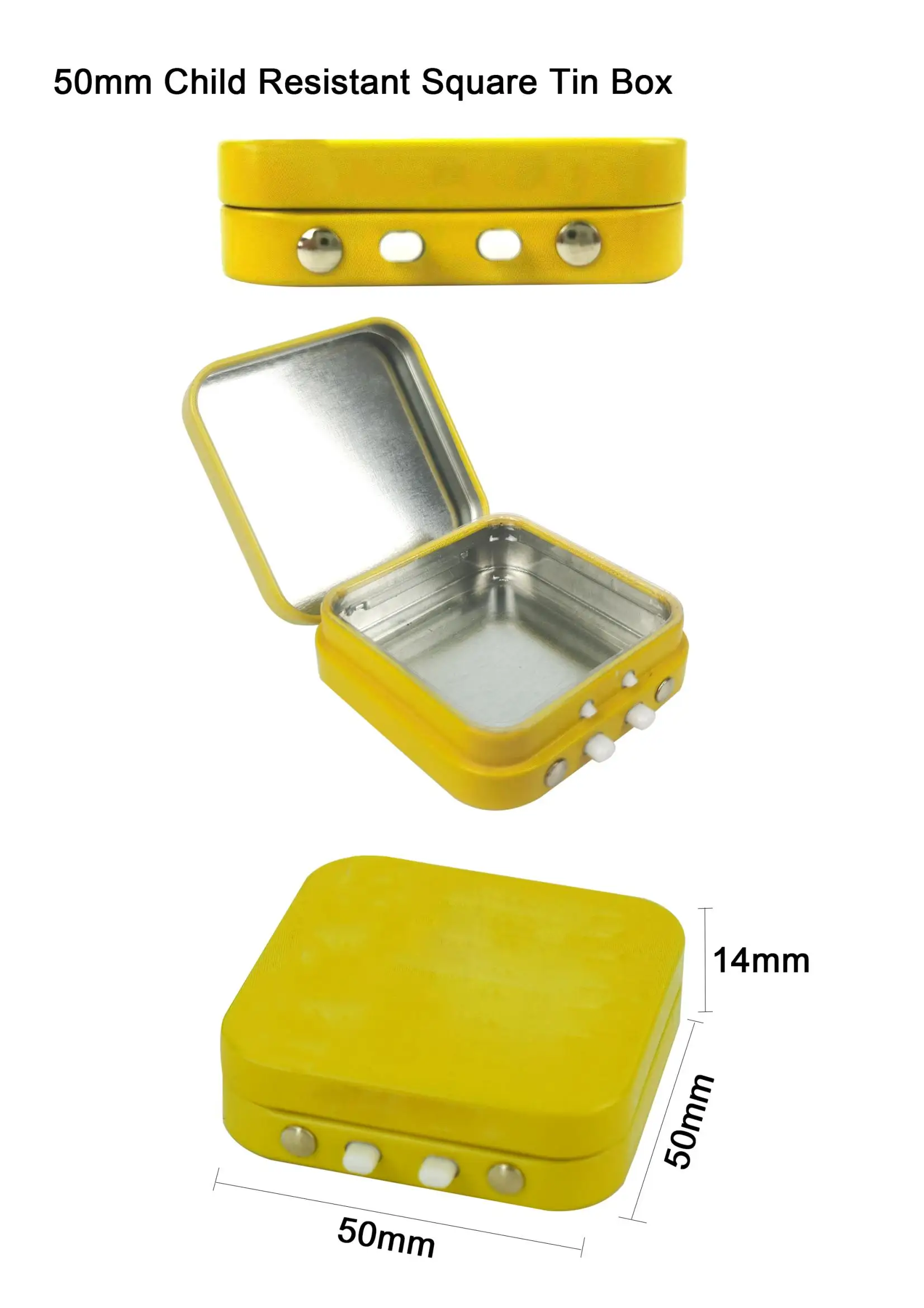 Custom Child Proof Packaging Metal Can And Box Child Proof Tin ...