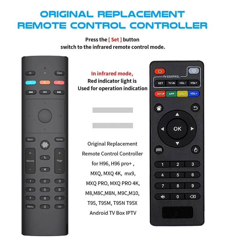 G40s 2.4g Wireless Mini Air Mouse Keyboard Remote Control With Voice ...