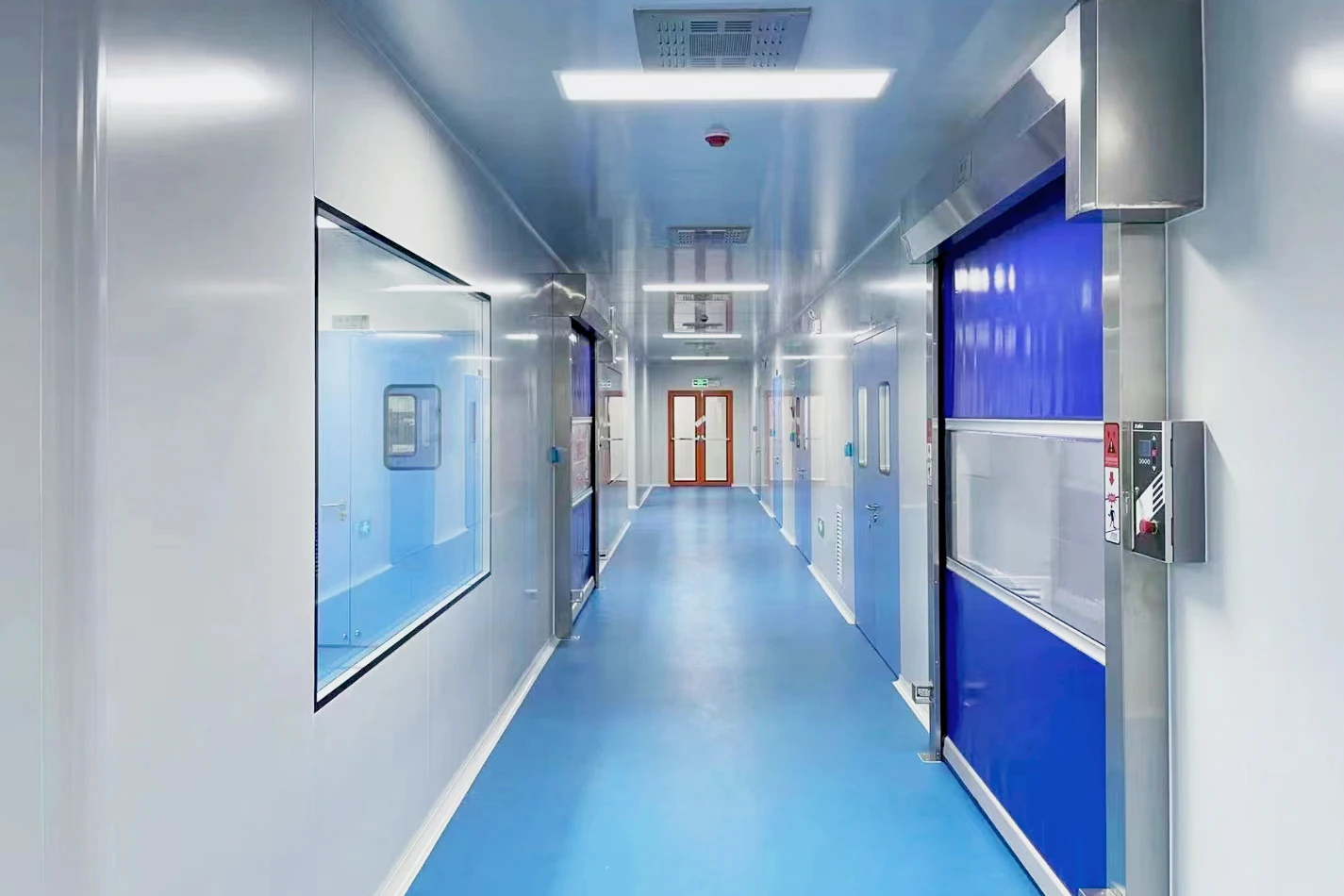 Industrial Warehouse Cleanroom Clean Workshop Electric High Speed Roll ...