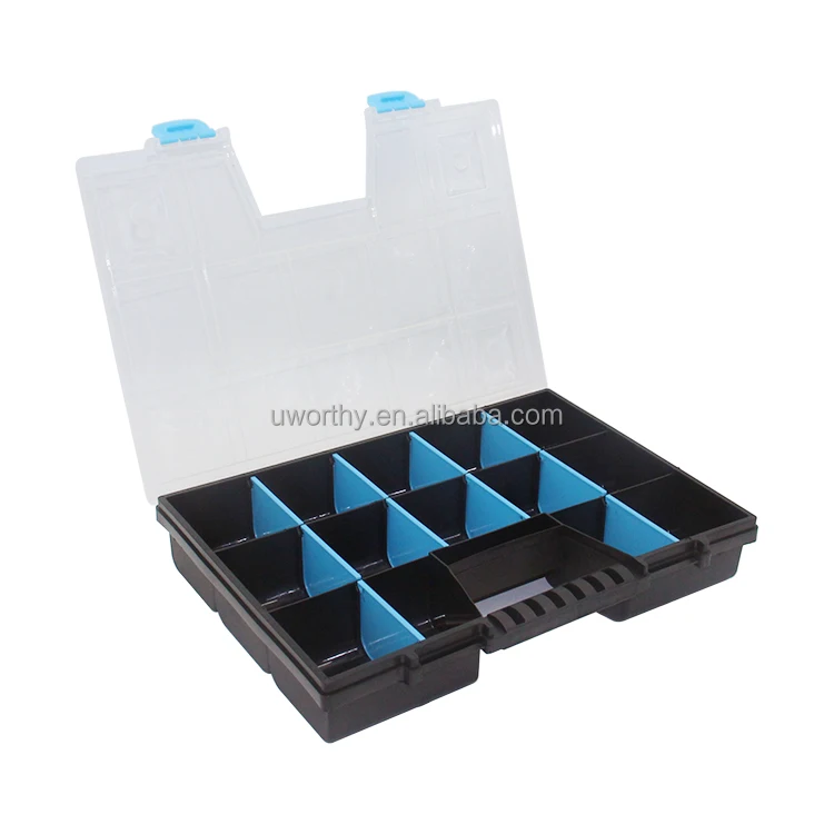 Cheap Price 12 Compartment Plastic Storage Box for Crafts, Beads, and ...