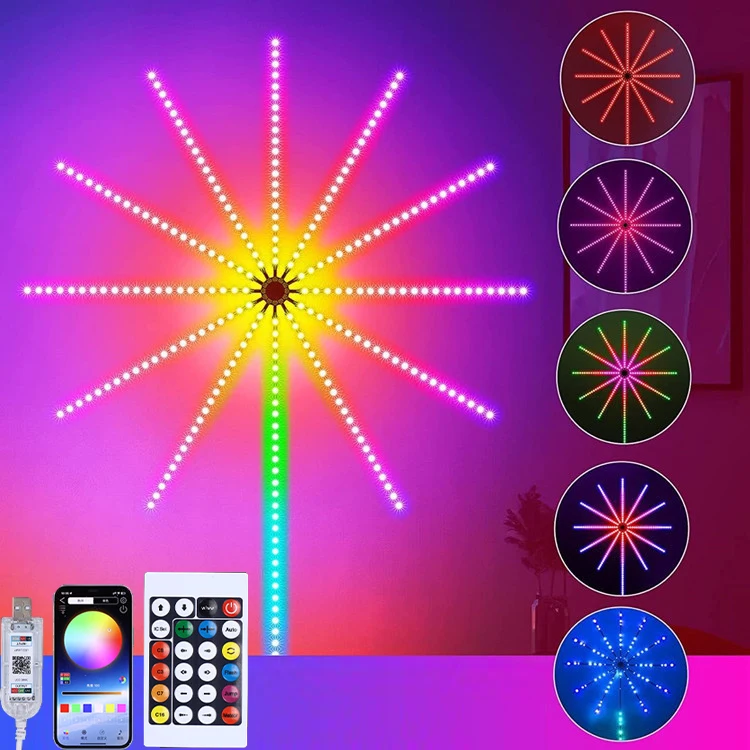 5050 Led RGB Fireworks Light - Smart Indoor Decor Solutions