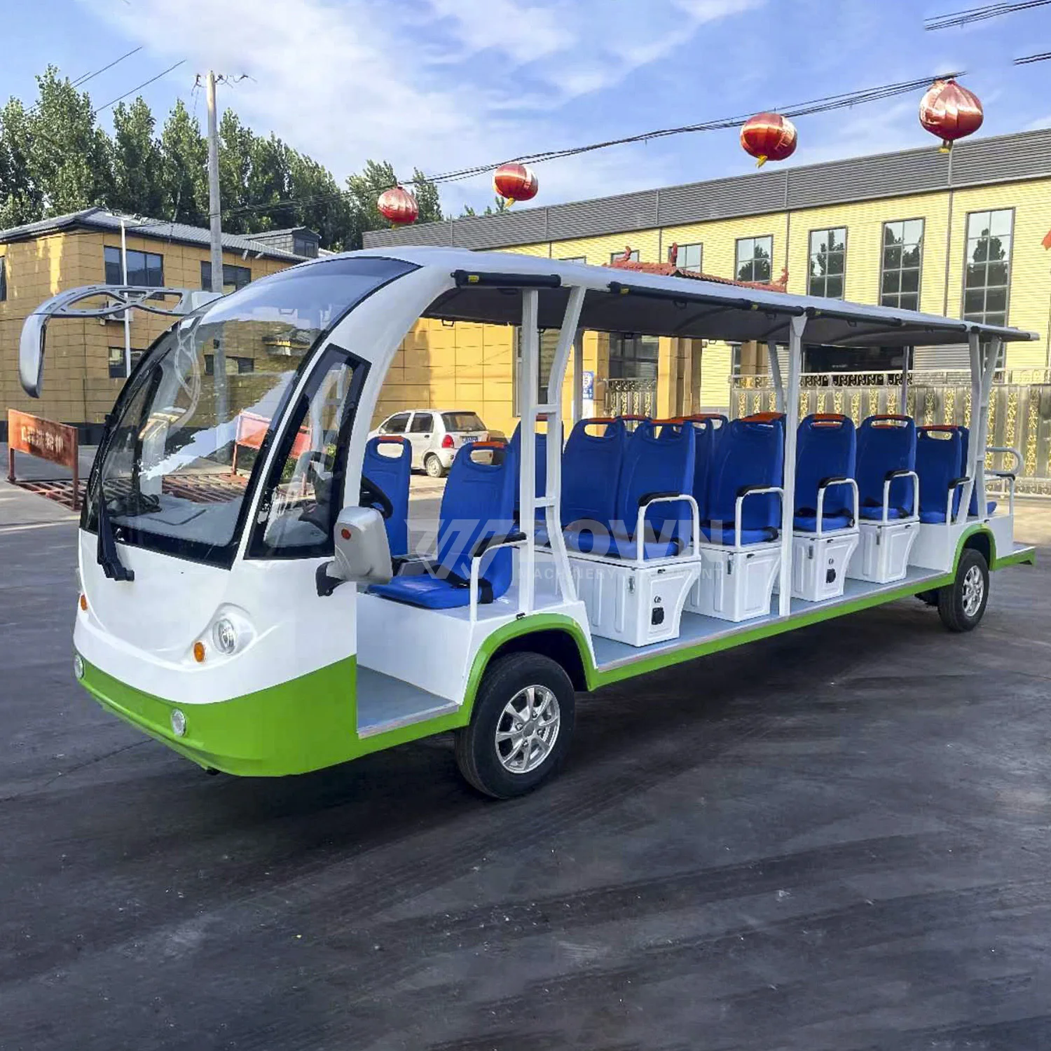 8 Seater Tourist Vehicle Electric Sightseeing Car 48V 5kw Electric ...