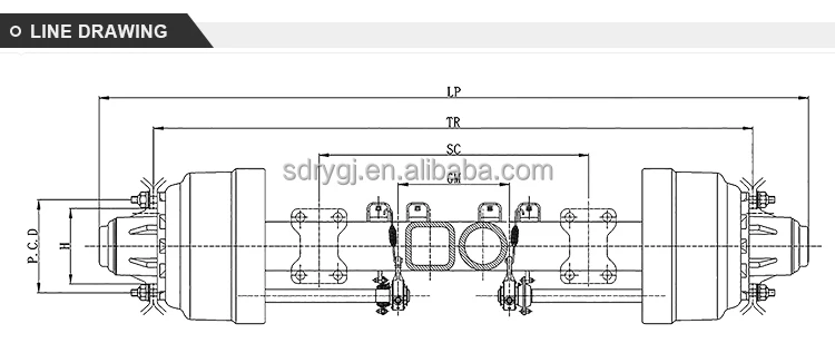 Standard Trailer Axles - Durable Parts for Truck Trailers