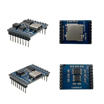 Ch9300 Mp3 Player Voice Module With 4mb/16m Tf Card Usb Downloadable 10 ...