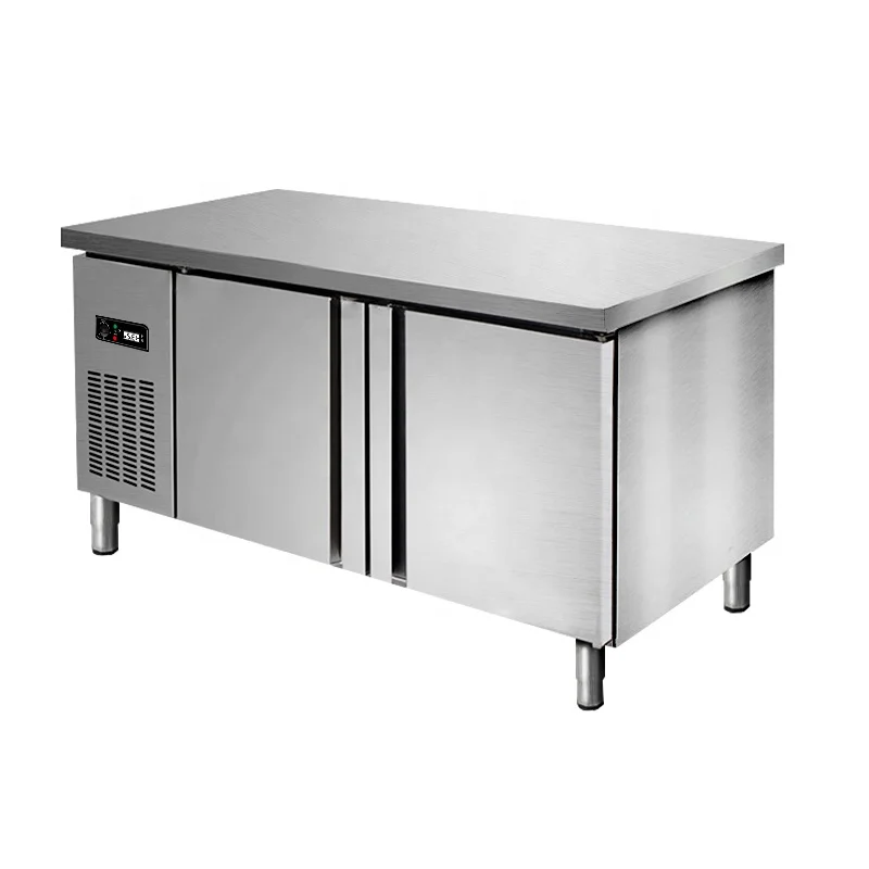 Restaurant Kitchen Work Bench Chiller Table Top Fridge Commercial ...