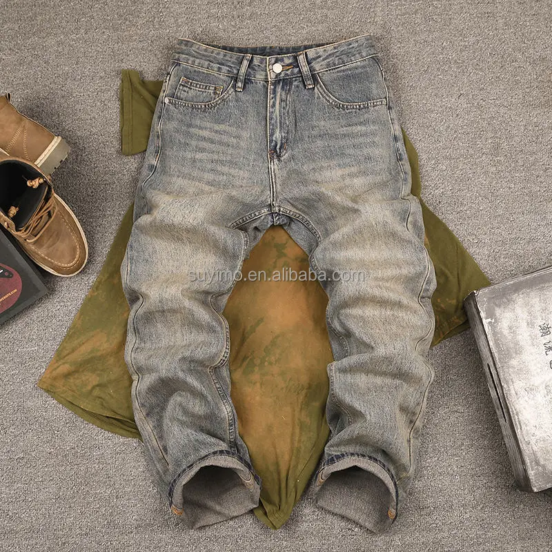 Fashion Hip Hop Streetwear Skinny Ripped Damage Trousers Scratch ...