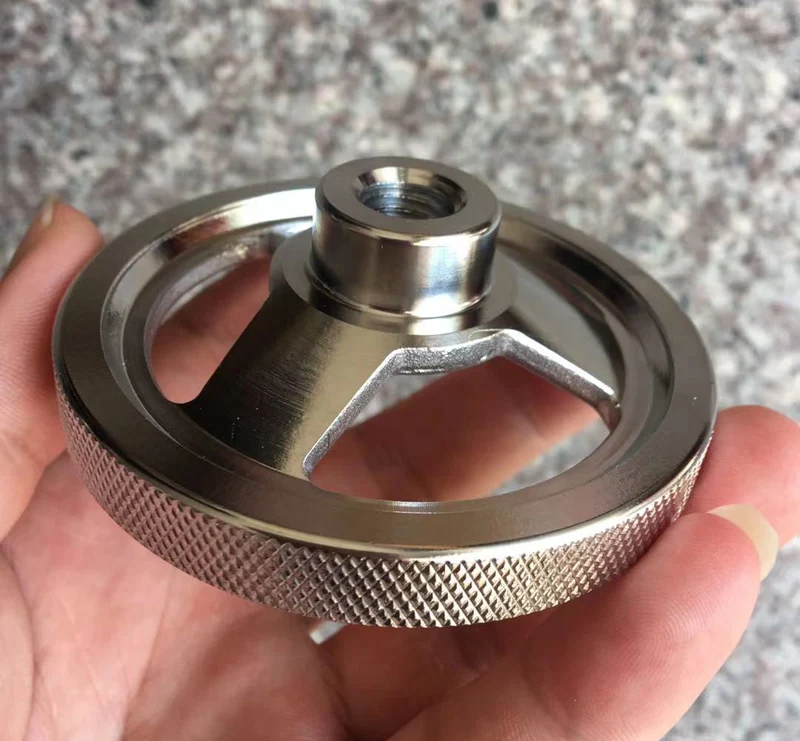Stainless Steel Hand Wheel Solid Ss Handwheel Square Hole 304 Handwheel ...