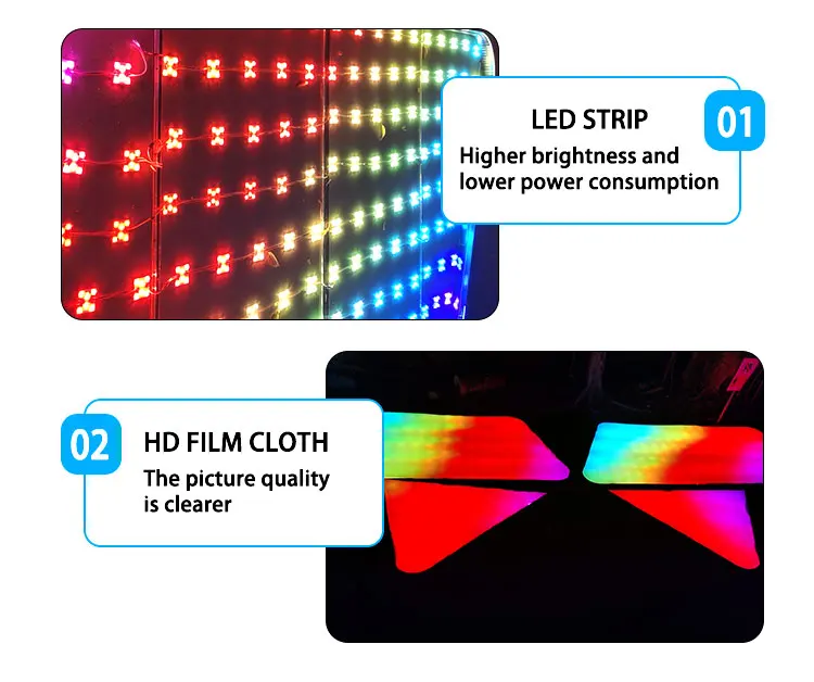 2024 New RGBW Phantom Gradient Dynamic Anime Backlit Led Light Box ...