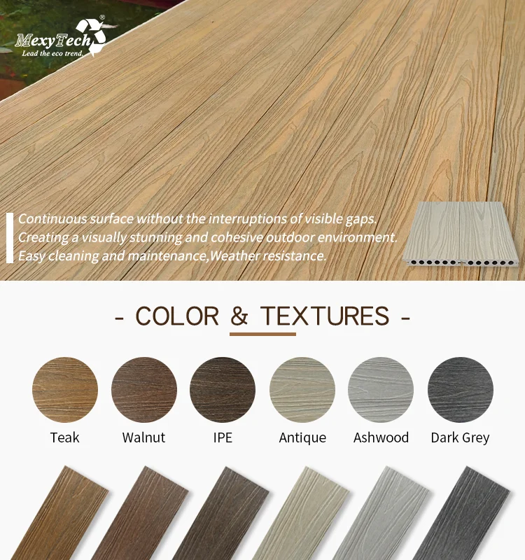 Hot Sale Seamless Teak Wood Composite Decking - Durable & Stylish