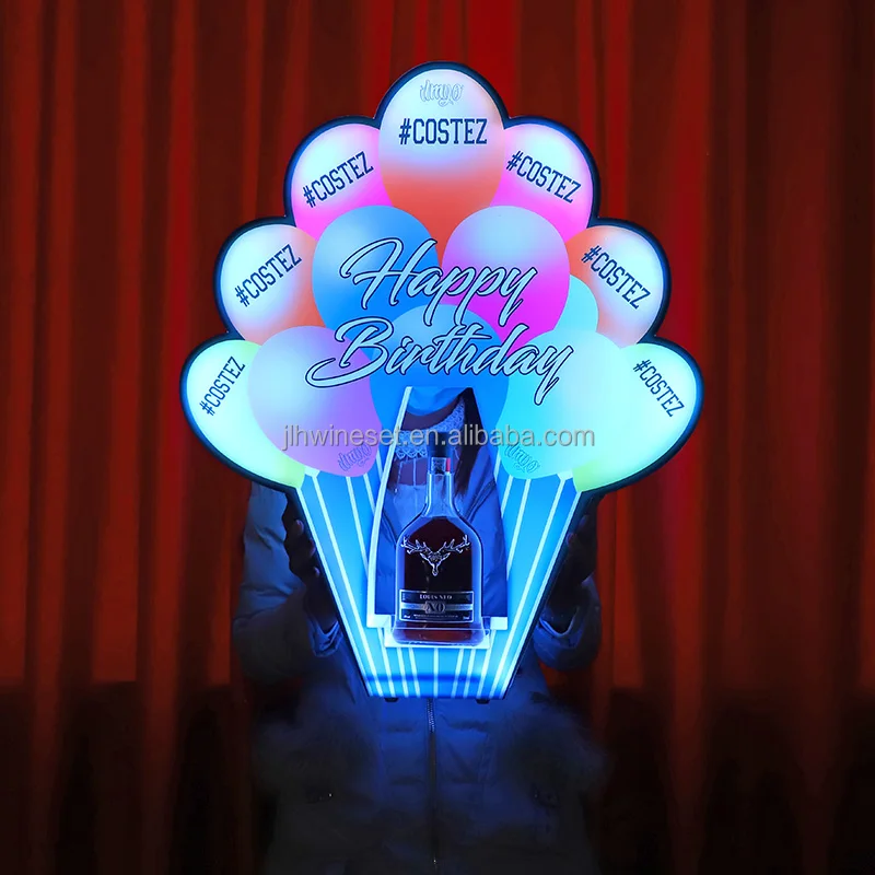 Lounge Party Club Display Rack Stand Liquor Led Champagne Glorifier Vip ...