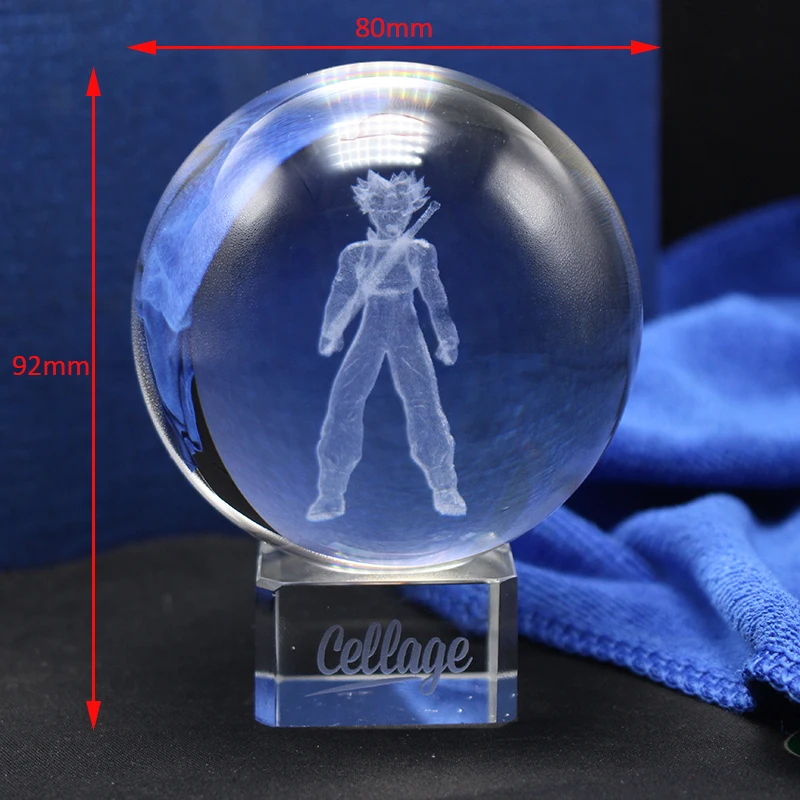 Quality Crystal Glass Dragon Ball Z Goku Figures - Buy Dragon Ball Z ...