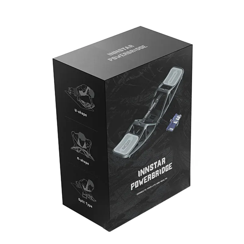 Powerbridge Home Fitness Workout Plank Trainer Push Up Board Abs Core ...