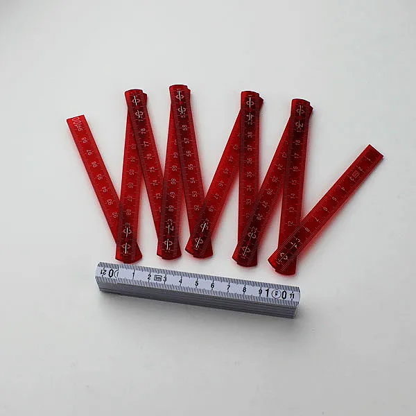 1 Meter Plastic Promotion Funny Folding Ruler - ABS & Carbon Steel