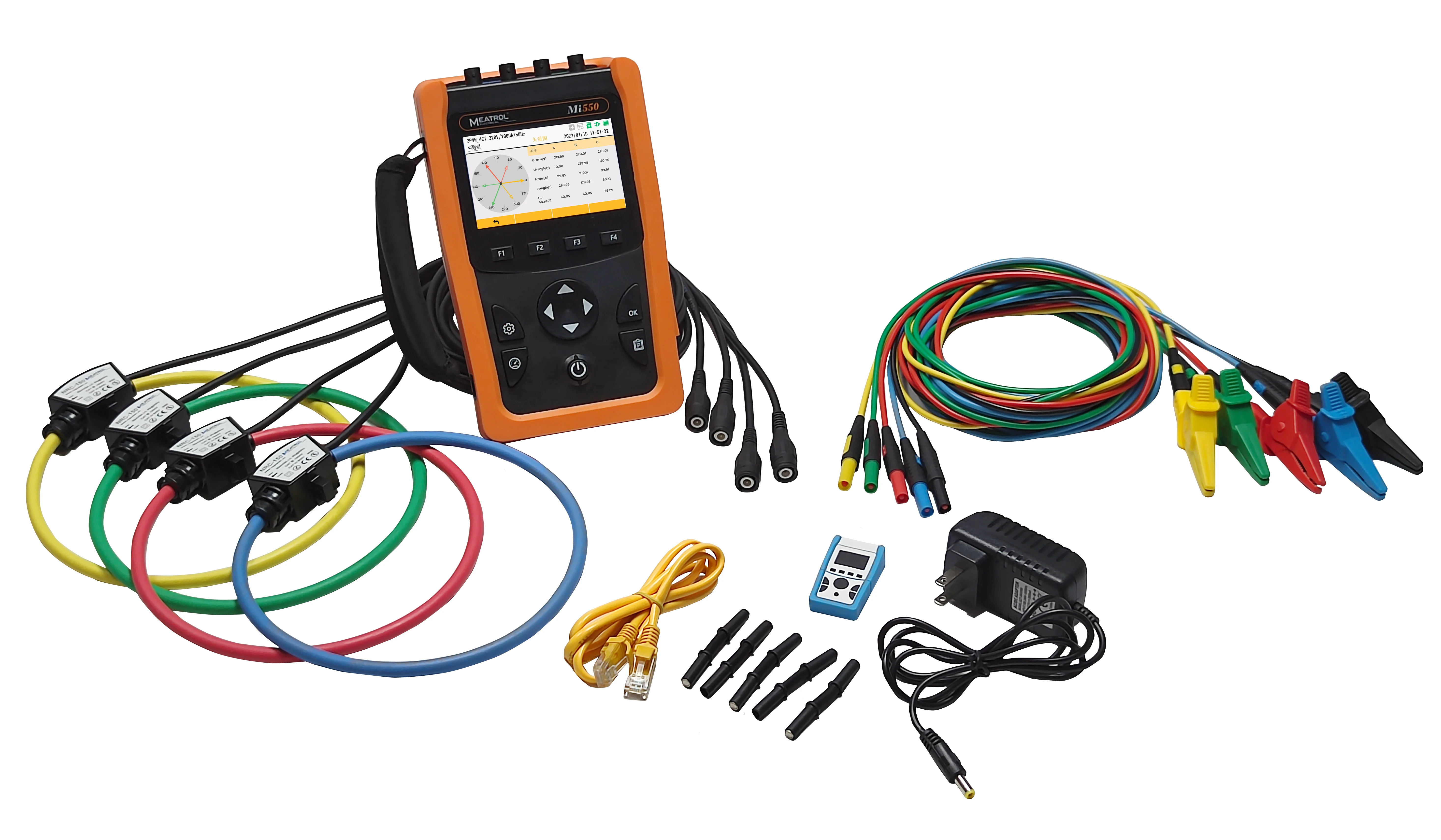 MEATROL Mi550 - Handheld Power Quality Analyzer for Three Phase