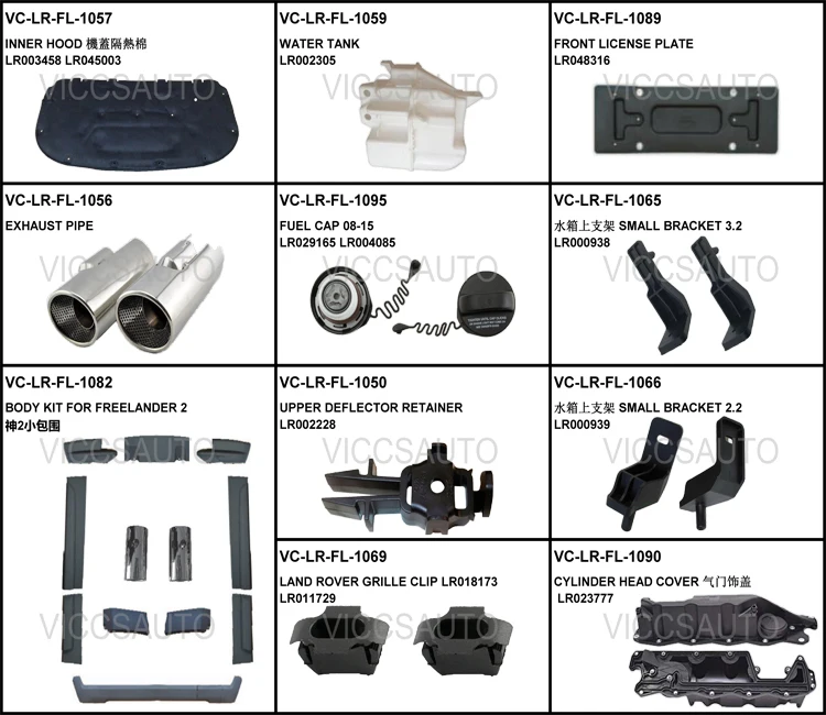 ROVER FREELANDER 2 2010-2013汽车汽车后挡板造型2013-2015的OEM LR040786| Alibaba.com