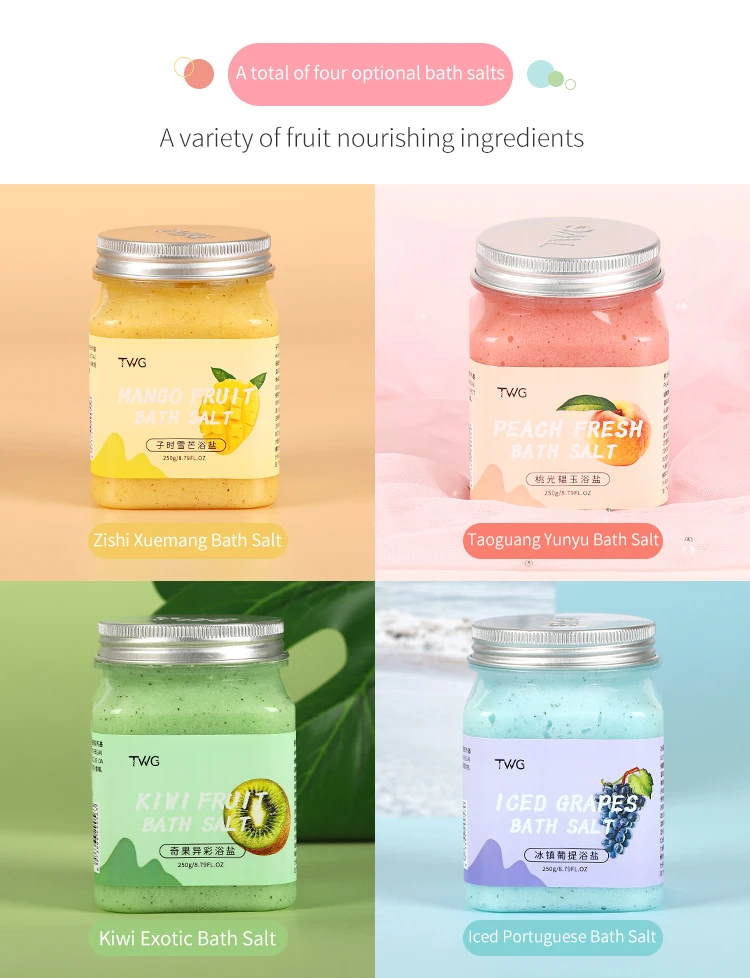 Twg Exfoliating Body Scrub Wholesale Vegan Skin Whitening Moisturizing Mango Blueberry Kiwi ...