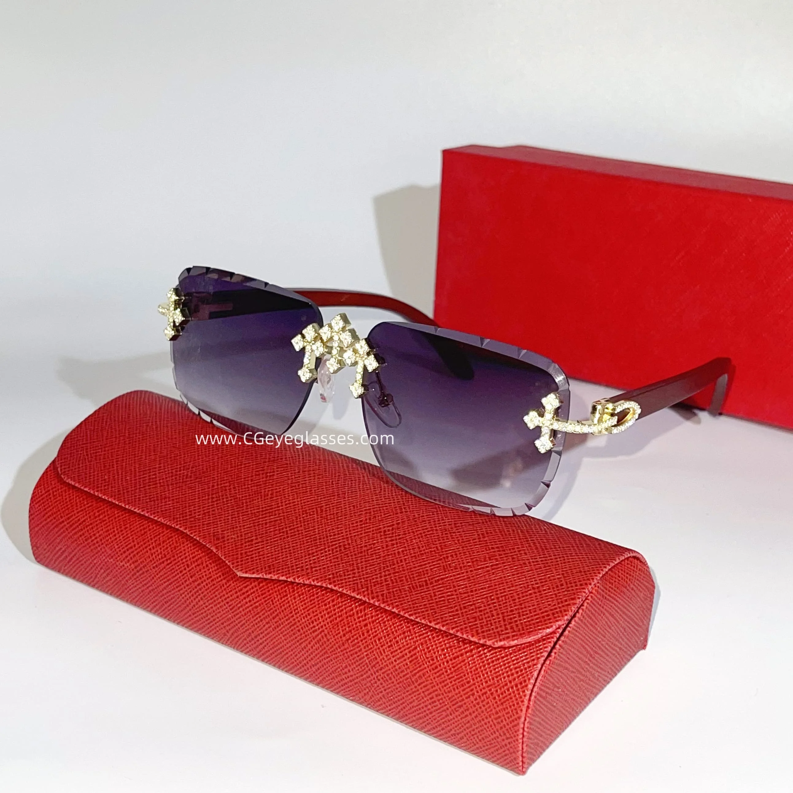 Luxury Diamond Rapper Glasses - Unisex Fashion Sunglasses