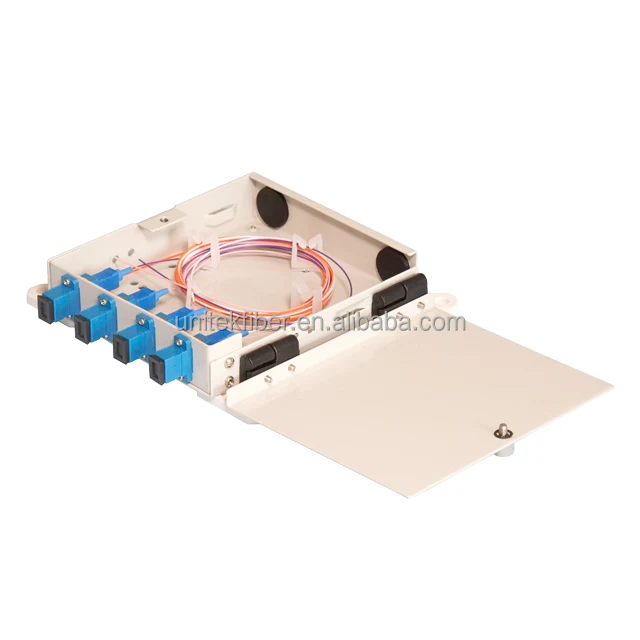 Fiber Optic Terminal Box Lc 8port Din Rail Wall Mount Mini Odf - Buy Lc ...