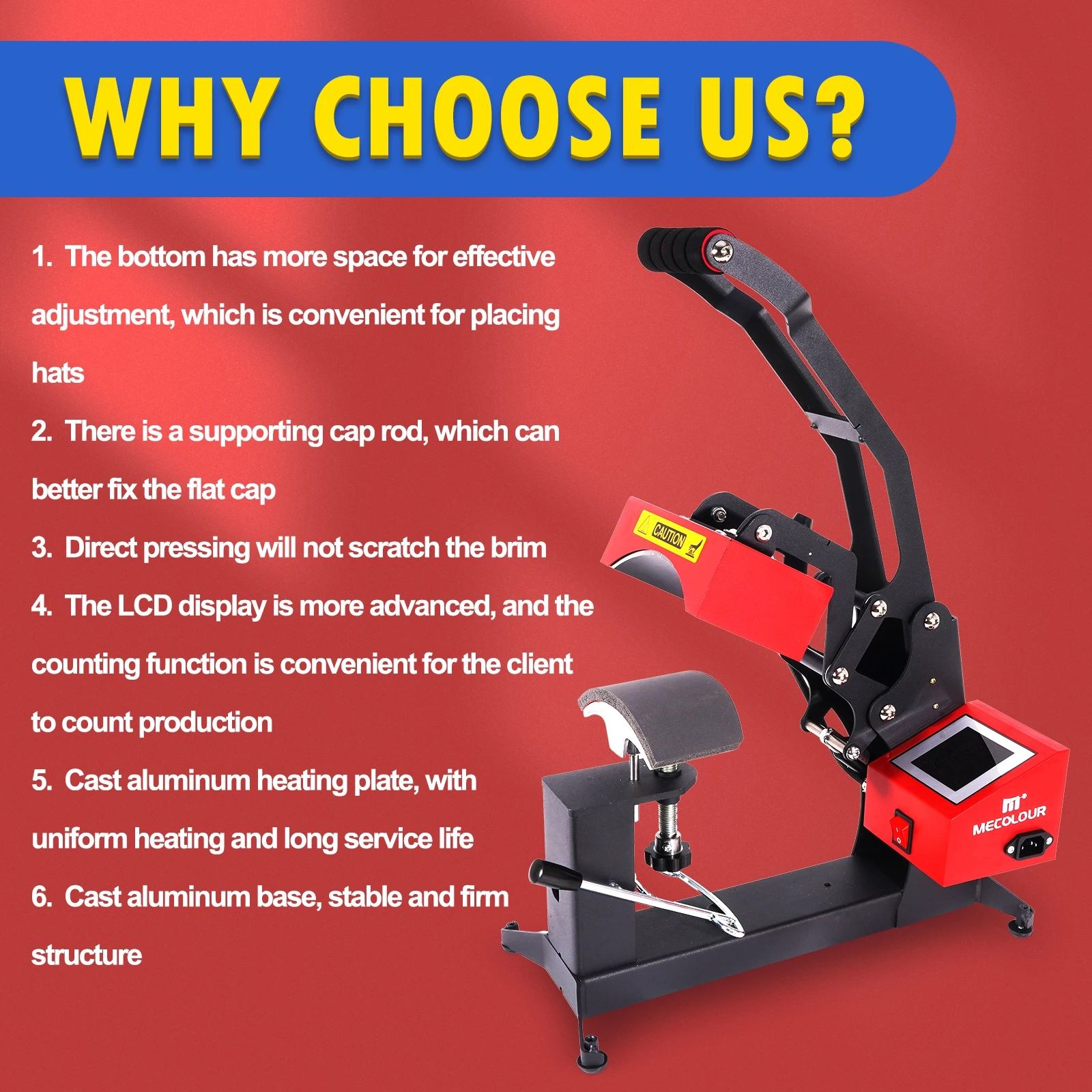 Sublimation Cap Heat Press Machine Cap Heat Press Transfer Machine ...