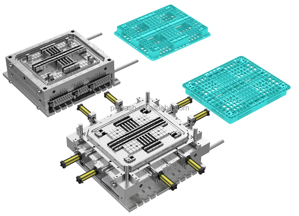 Euro Industry Plastic Pallet Production Line - 2200 Ton Injection ...