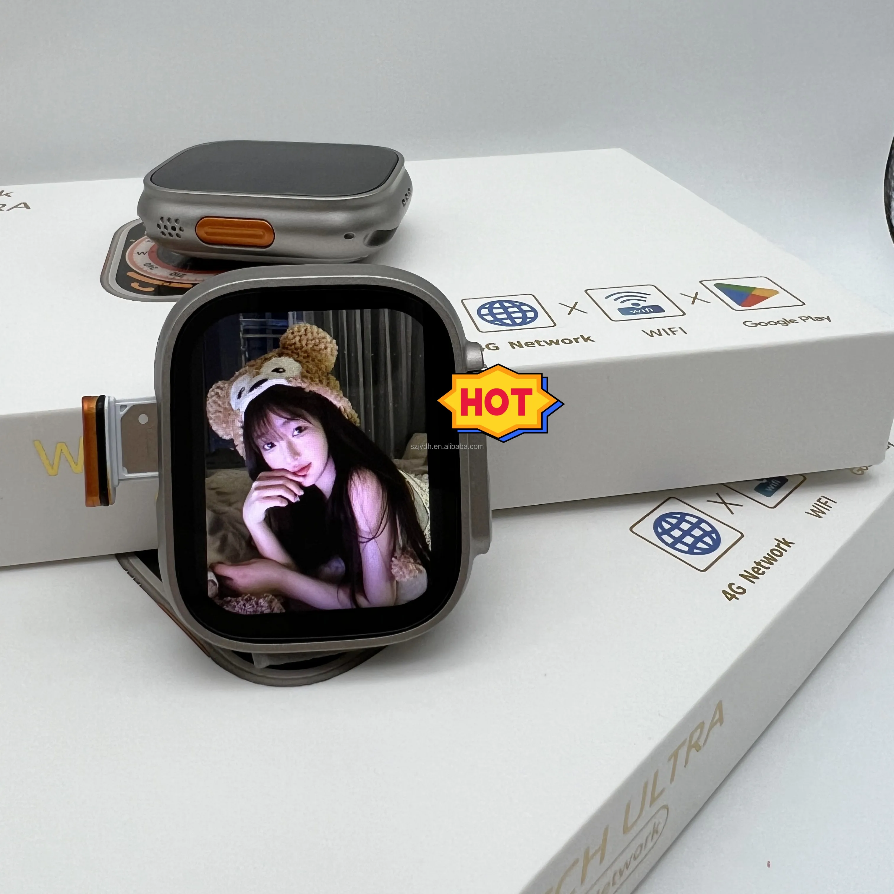 Dw88 Dw89 Ultra 4g Smart Watch Sim Card Wifi 64gb Rom 4gb Ram Android ...