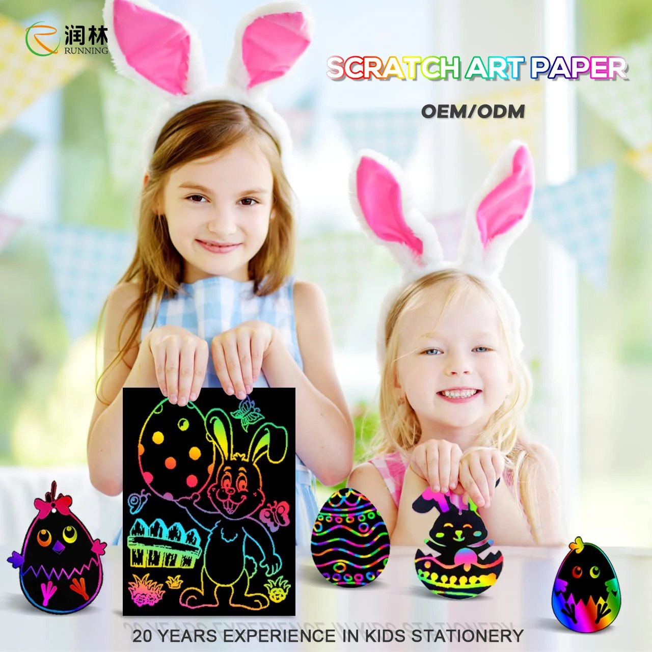 Magic Scratch Paper Craft Kit for Kids Color Drawing Note Pad Supply ...