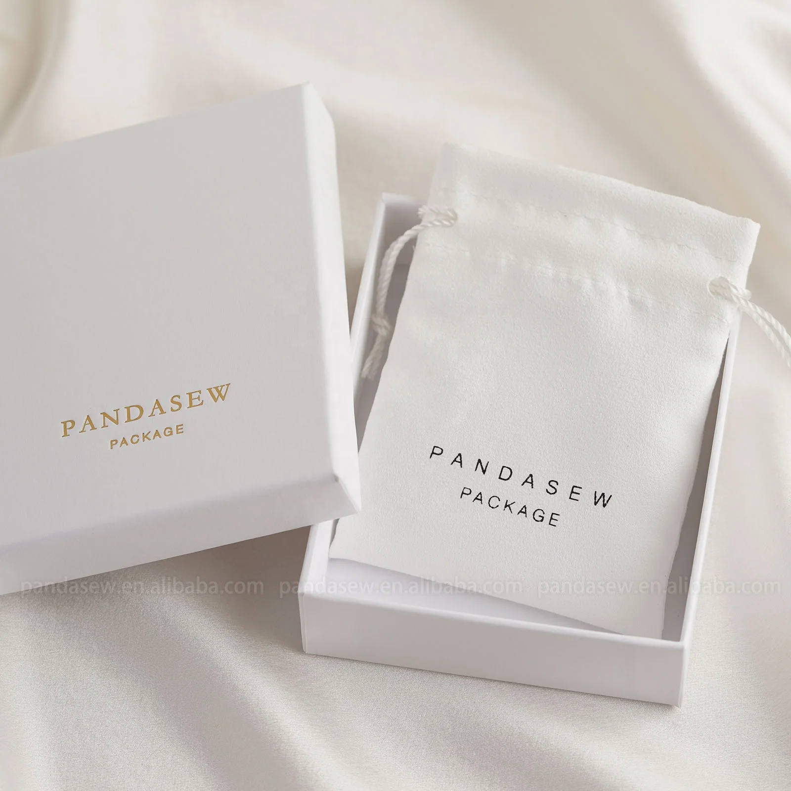 Pandasew Custom Drawstring Bag - Elegant Jewelry Packaging