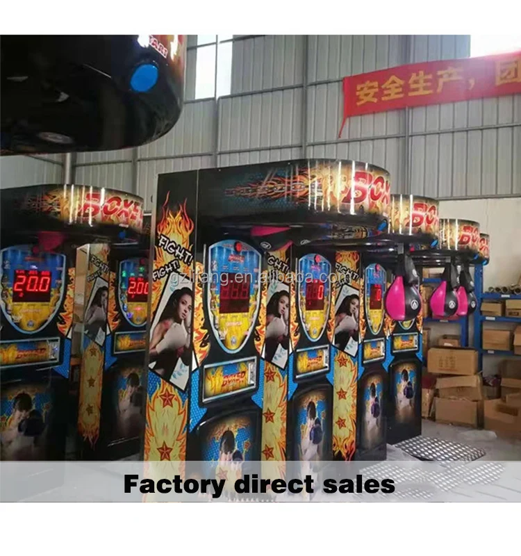 Coin Operated Prize Redemption Machine Boxing Arcade Game Machine/punch ...