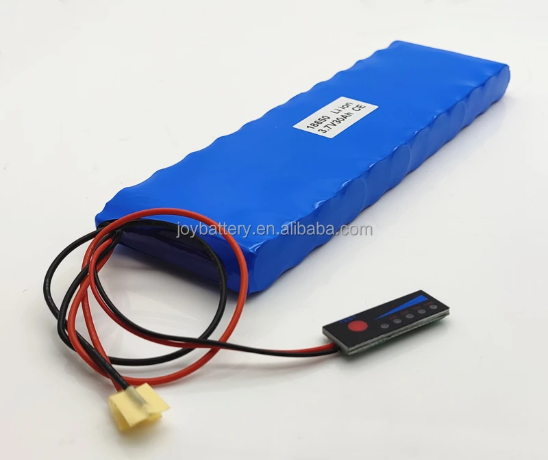18650 12P 3.7V 30000mah 30ah Li Ion Battery Pack with PCB