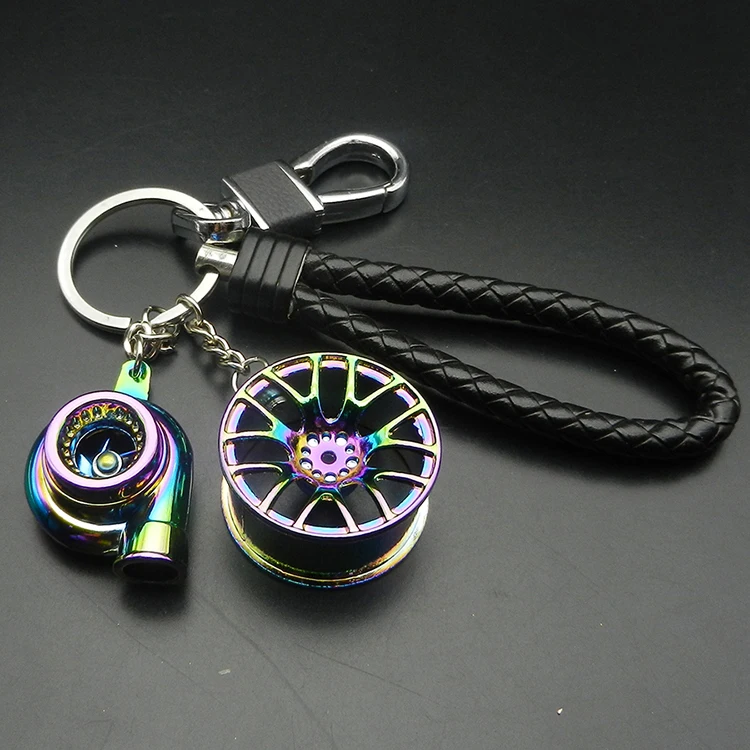 Custom Logo Automotive Car Parts Set Keychain - Promotional Gift
