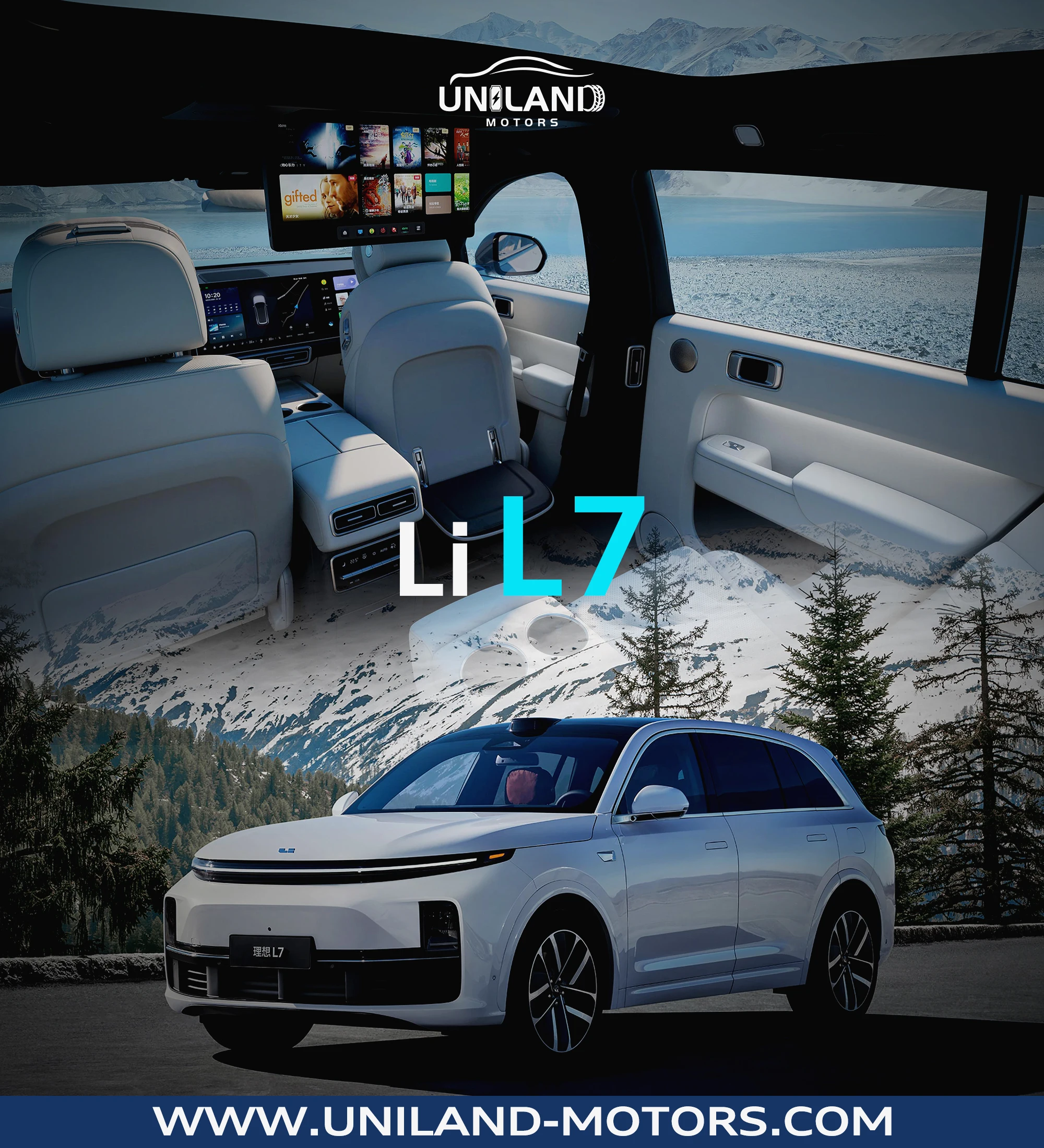 2023 Manufactured Ev Car Li Auto L7 MAX Li Xiang Phev With Wltc Range ...
